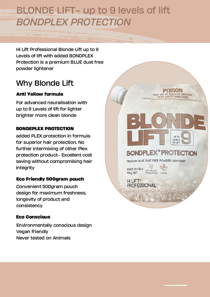 Hi Lift Blonde Lift Lightening Powder – Salon Depot