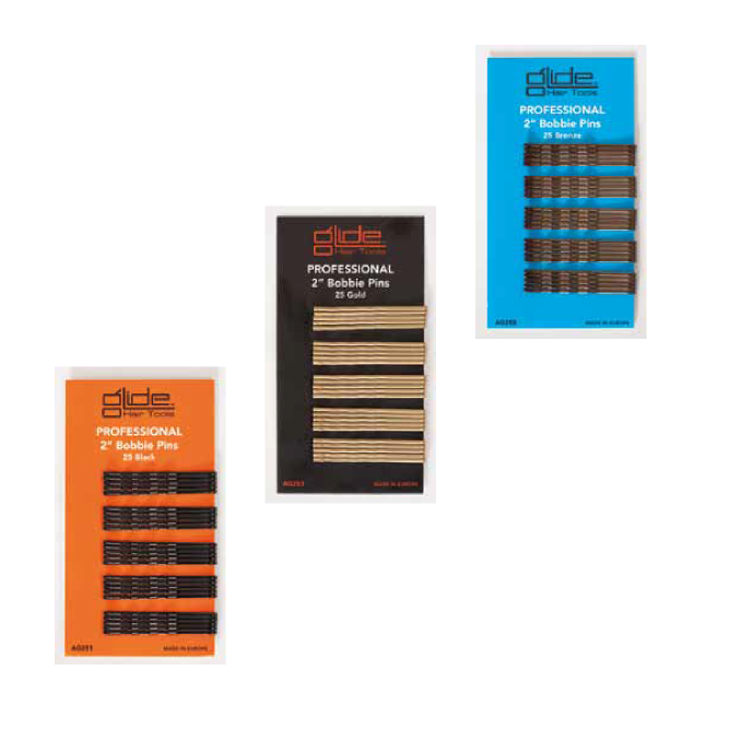 Glide Professional Bobbie Pins 25 Pack – Salon Depot